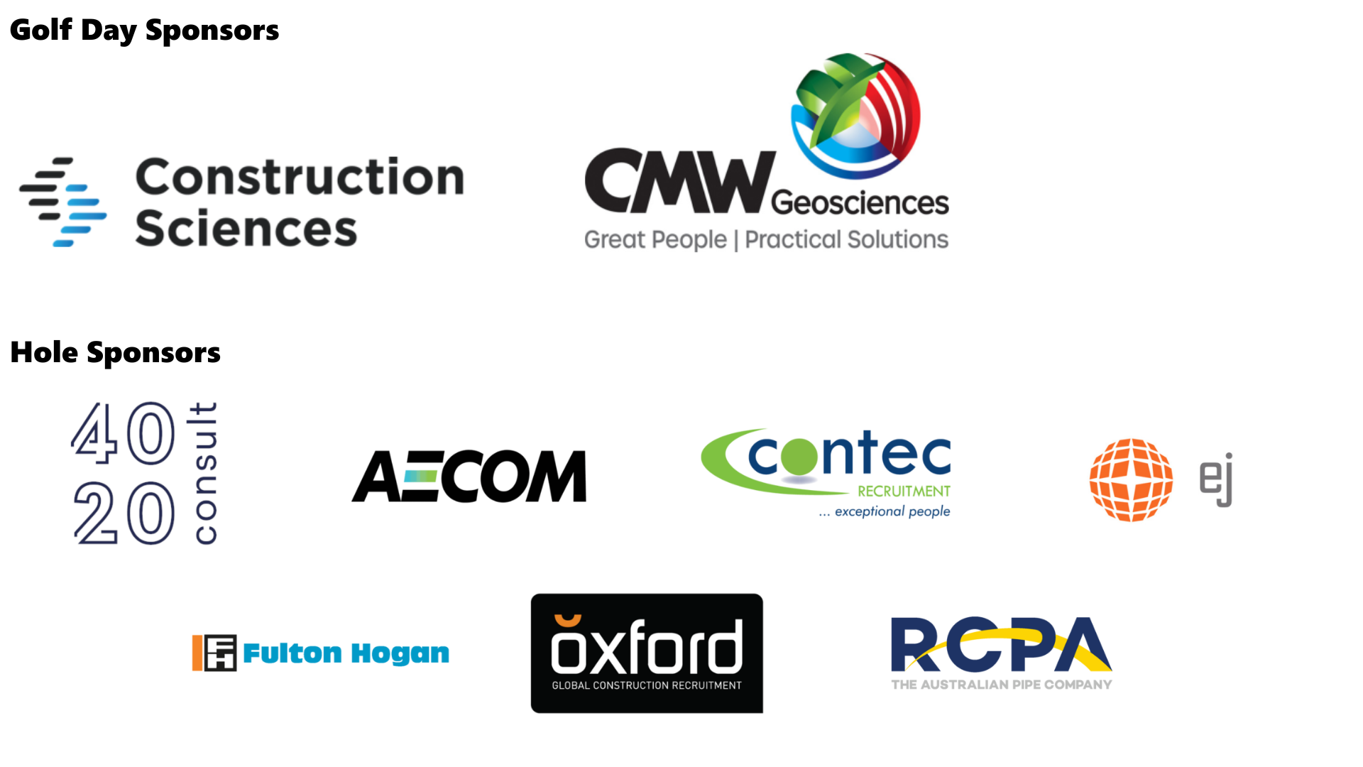 QMCA Construction Sciences and CMW Geosciences 2024 Golf Day ...
